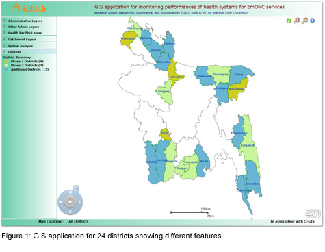 icddr,b develops new GIS application to monitor and evaluate emergency ...